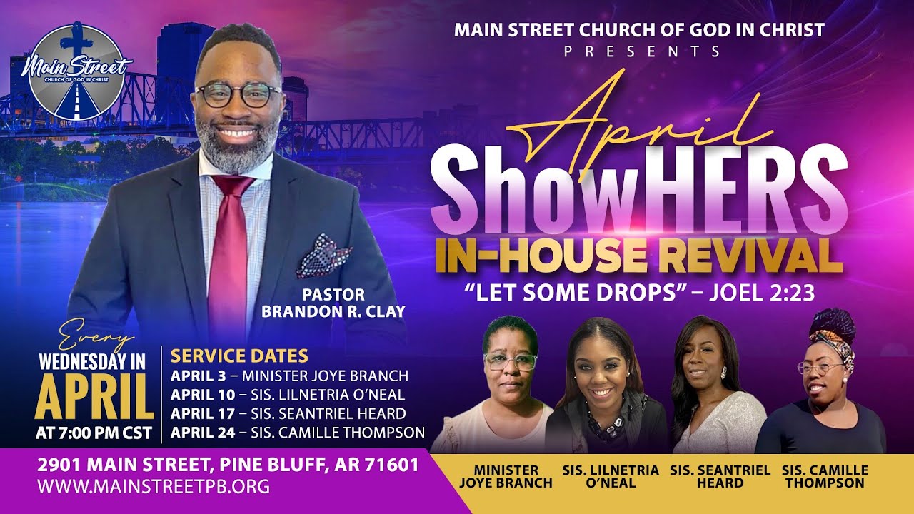 April ShowHERS | April 3, 2024 | Minister Joye Clemmons Branch - YouTube