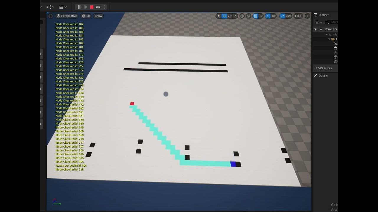 C++ and Unreal Engine - A star algorithm (Pathfinding) - YouTube