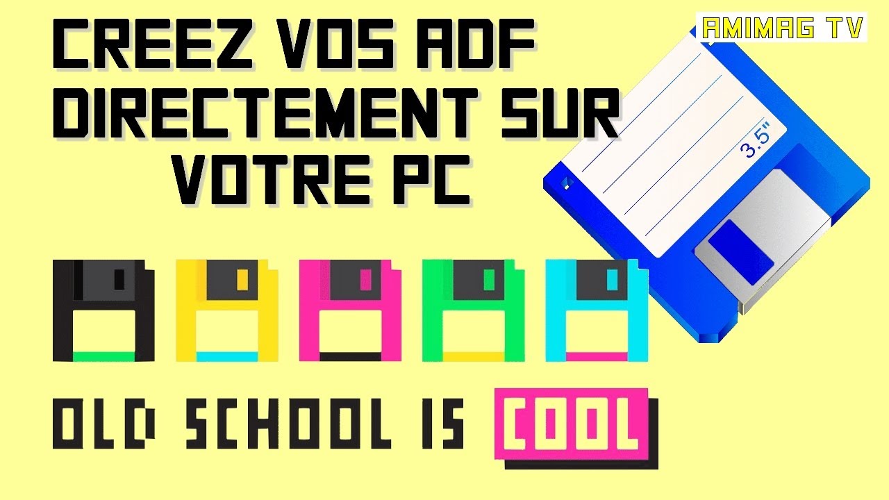 Créer Des ADF Amiga Sur PC - YouTube