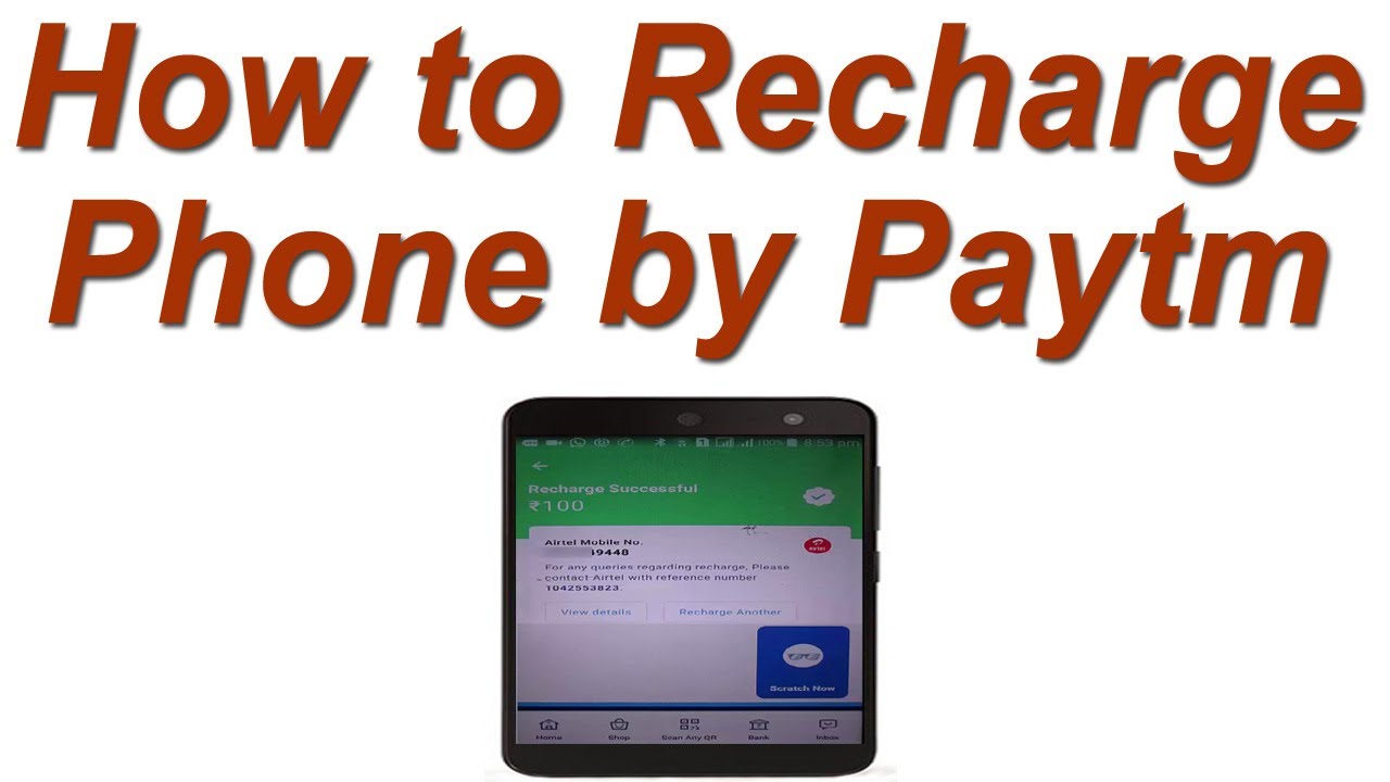 How to Recharge Phone by Paytm - YouTube