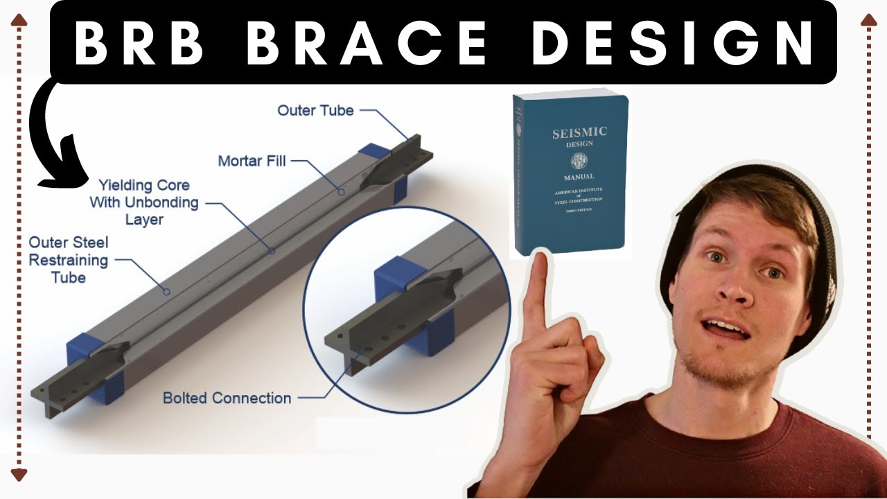 BRBF Brace Design Example #structuralengineering #engineering # ...