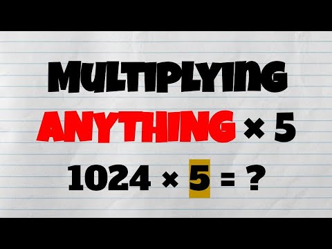 UIL Number Sense Tricks | Multiply ANYTHING by 5 Quickly - YouTube