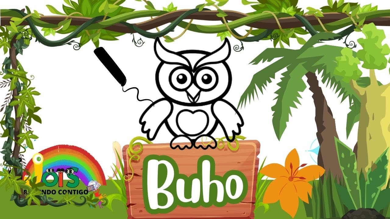 Como dibujar un Buho facil y rapido// dibuja en menos de un 2 minutos ...