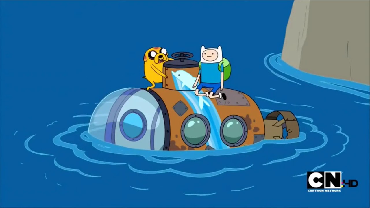 Adventure Time ocean of fear Finn turn around scene - YouTube