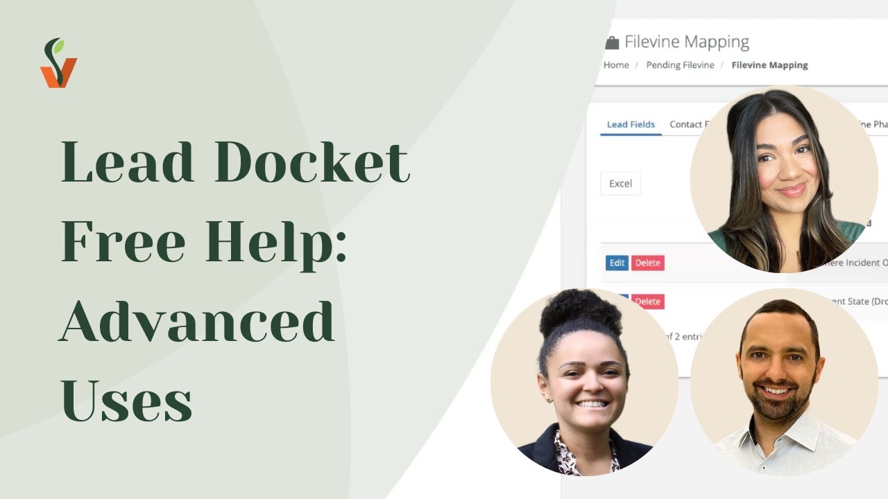 Lead Docket Free Help: Advanced Uses - YouTube