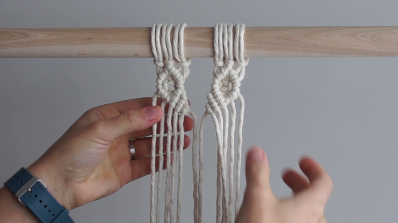 Macrame For Beginners - 28 Days of Knots! Day 22: Bringing Sections ...