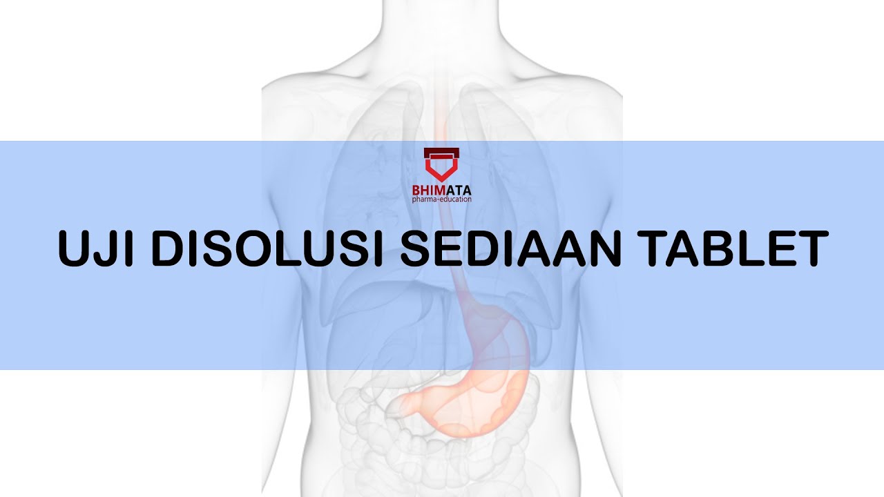 Uji Disolusi sediaan tablet - YouTube