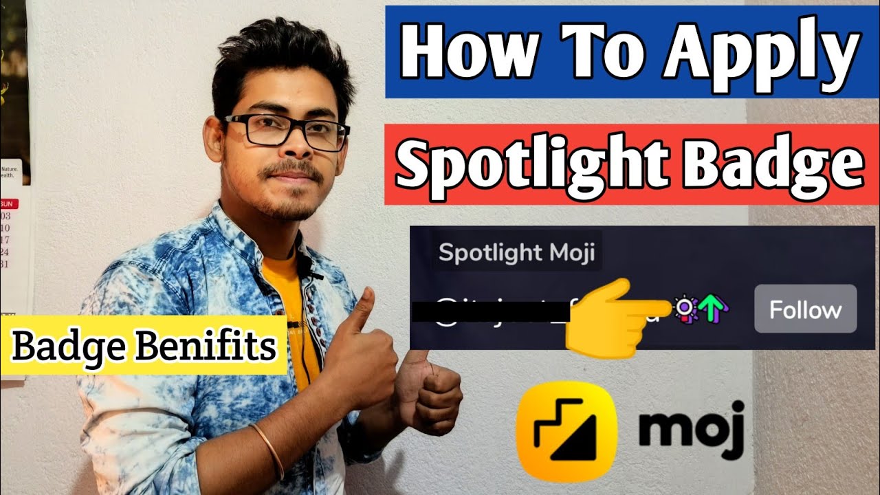How To Apply Spotlight Badge On MOJ App | Spotlight Badge Benifits ...