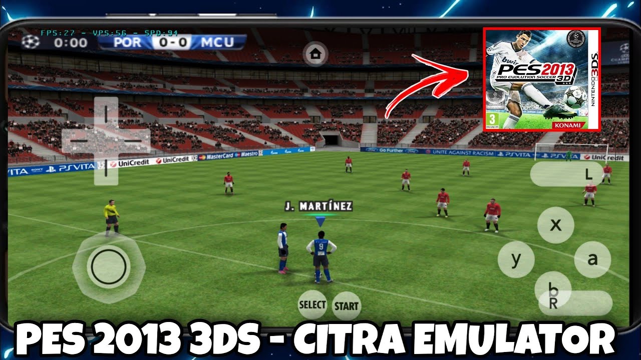 PES 2013 3D CITRA MMJ ANTUTU NOVA VERSÃO ANDROID FULLHD - YouTube