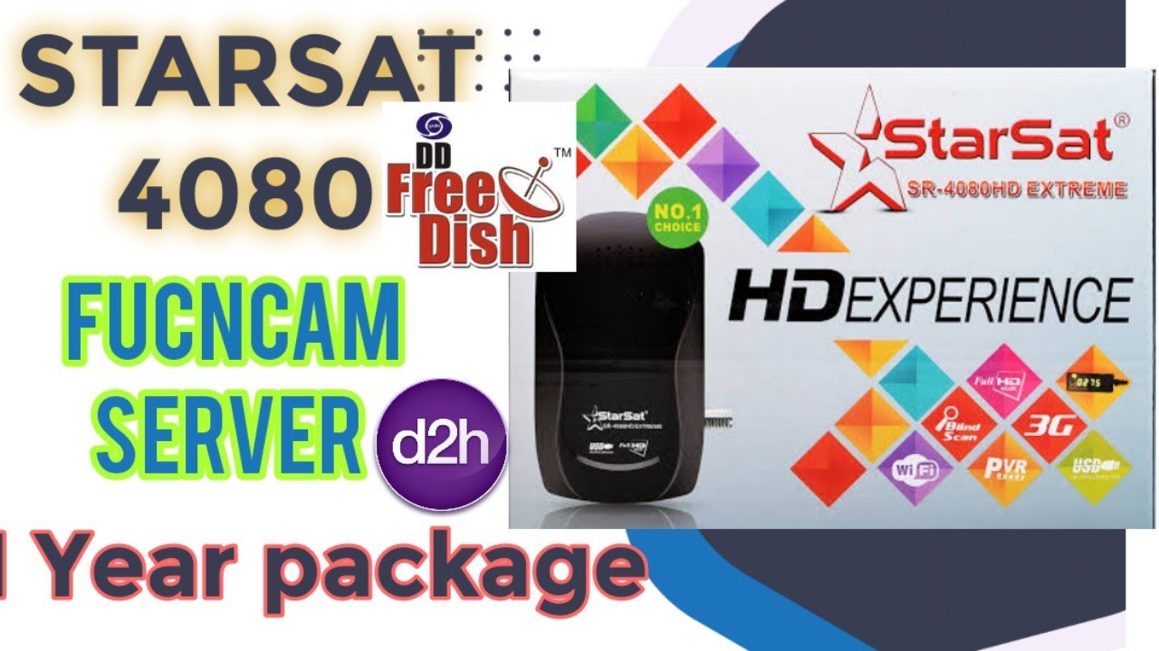 starsat SR- 4080 Extreme HD Unboxing Review FUNCAM Server - YouTube
