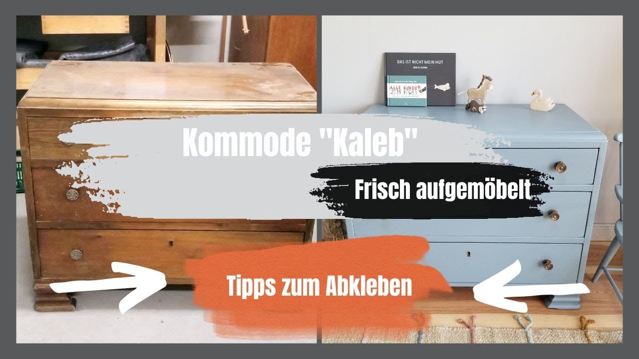 Refurbished: Dresser KALEB freshly painted, incl. tips for masking ...