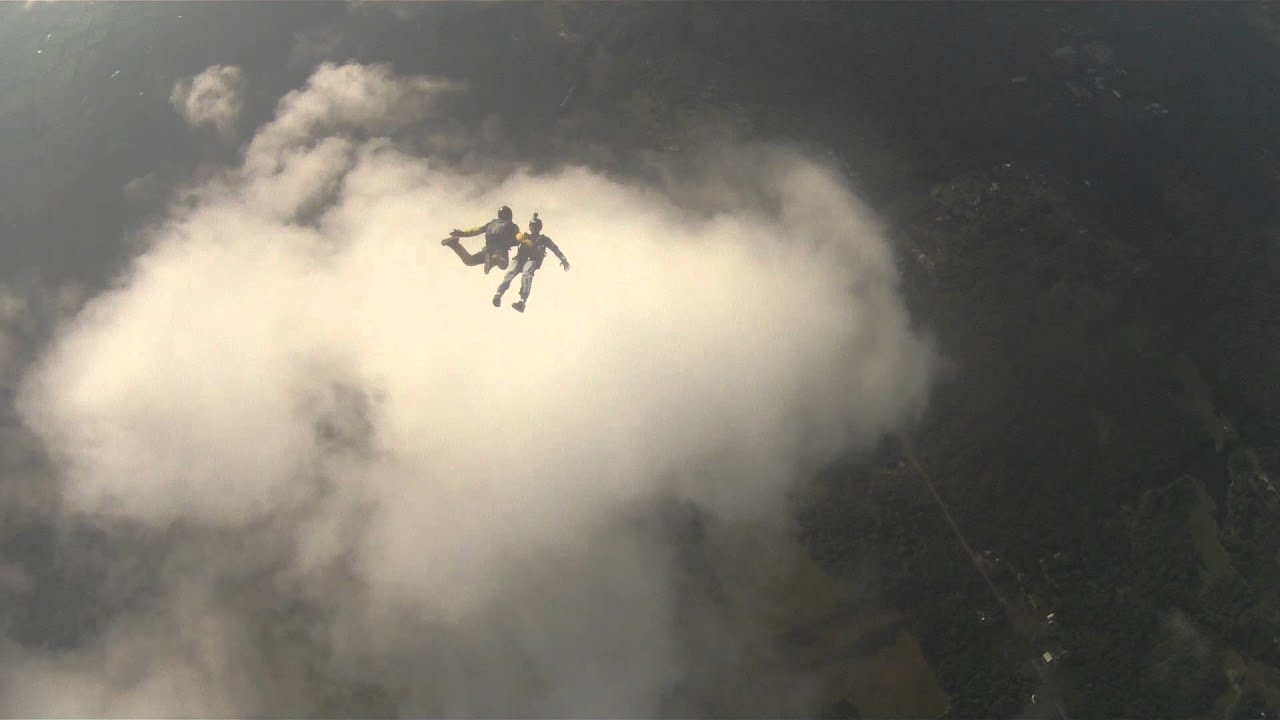 Falling through a Cloud - YouTube