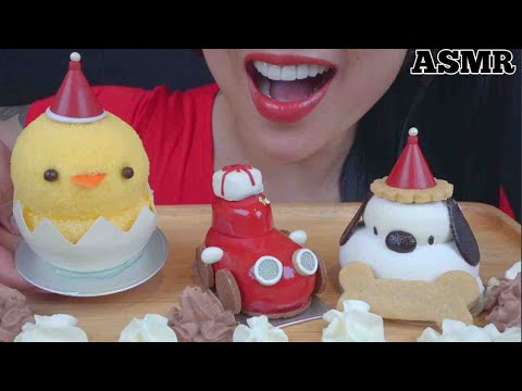 ASMR MOUSSE CAKE (SOFT RELAXING EATING SOUNDS) LIGHT WHISPERS | SAS ...