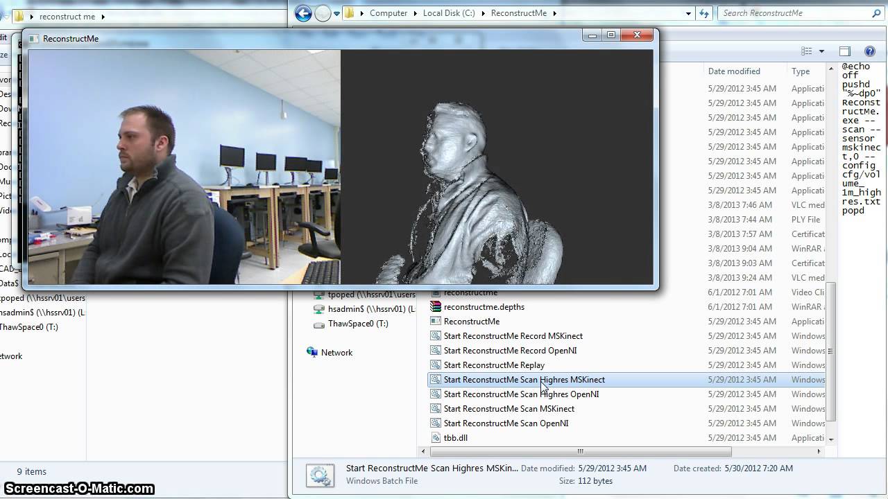 ReconstructMe Quick Scan - YouTube