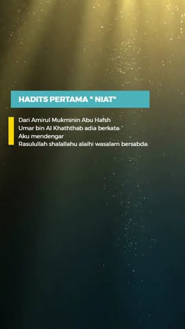 Hadits 1 NIAT - YouTube