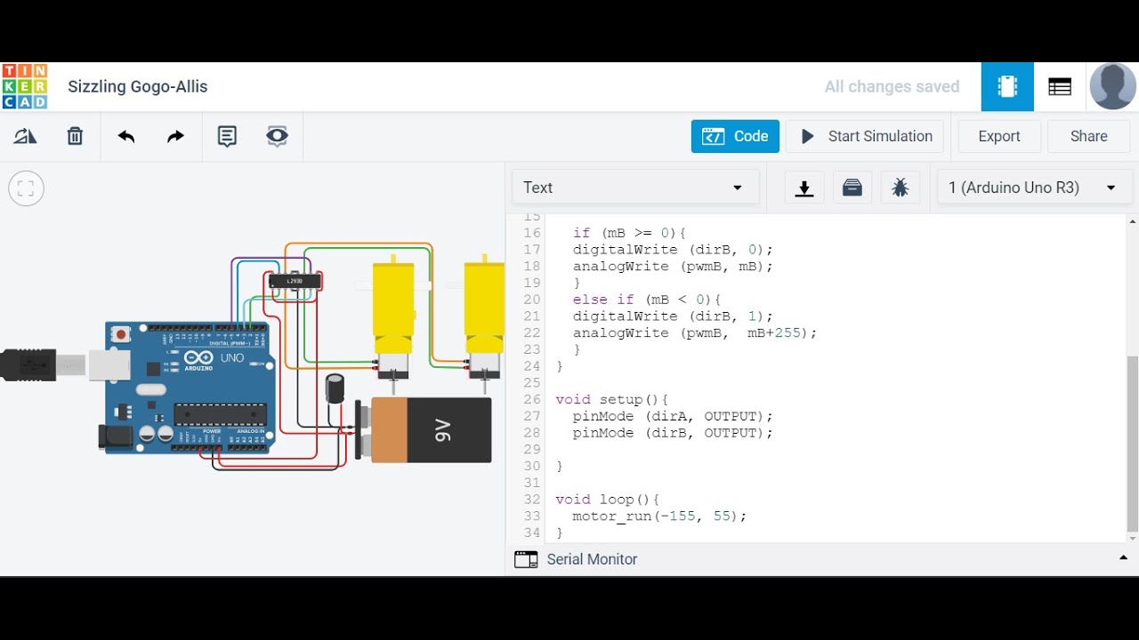 Belajar Simulasi Arduino Tinkercad Kontrol Motor Dc L293d Youtube Images Belajar Simulasi Arduino Tinkercad Kontrol Motor Dc L293d Youtube Images