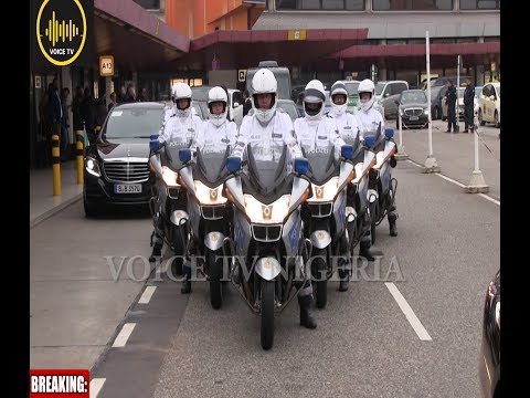 Nigeria's Senate President Saraki VIP Convey In Germany