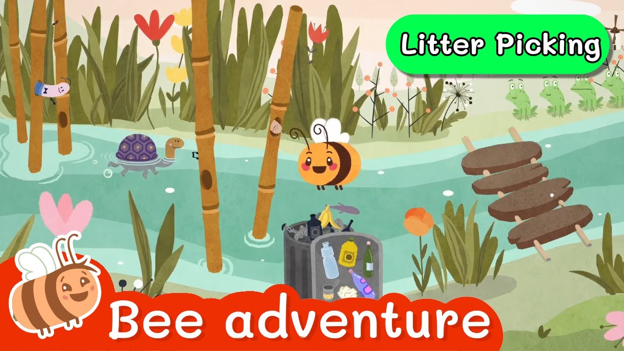 Educational Videos for Toddlers | Litter Picking Game for Kids ...