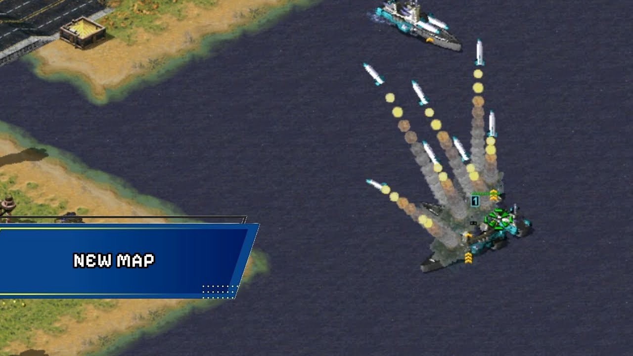 Red Alert 2: Island 4 vs 4 | 1 vs 7 Brutal AI | Superweapons [On] - YouTube