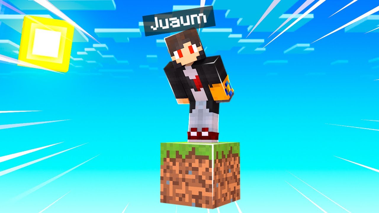 NOVA SERIE EM APENAS UM BLOCO MINECRAFT! - YouTube