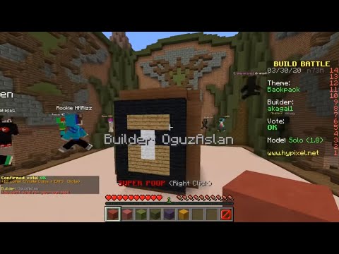 SANDIKLI ÇANTA ?? - Minecraft Build Battle