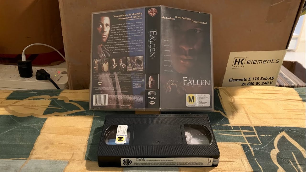 Opening and Closing To "Fallen: A original 1998 film" (WHV) VHS New ...