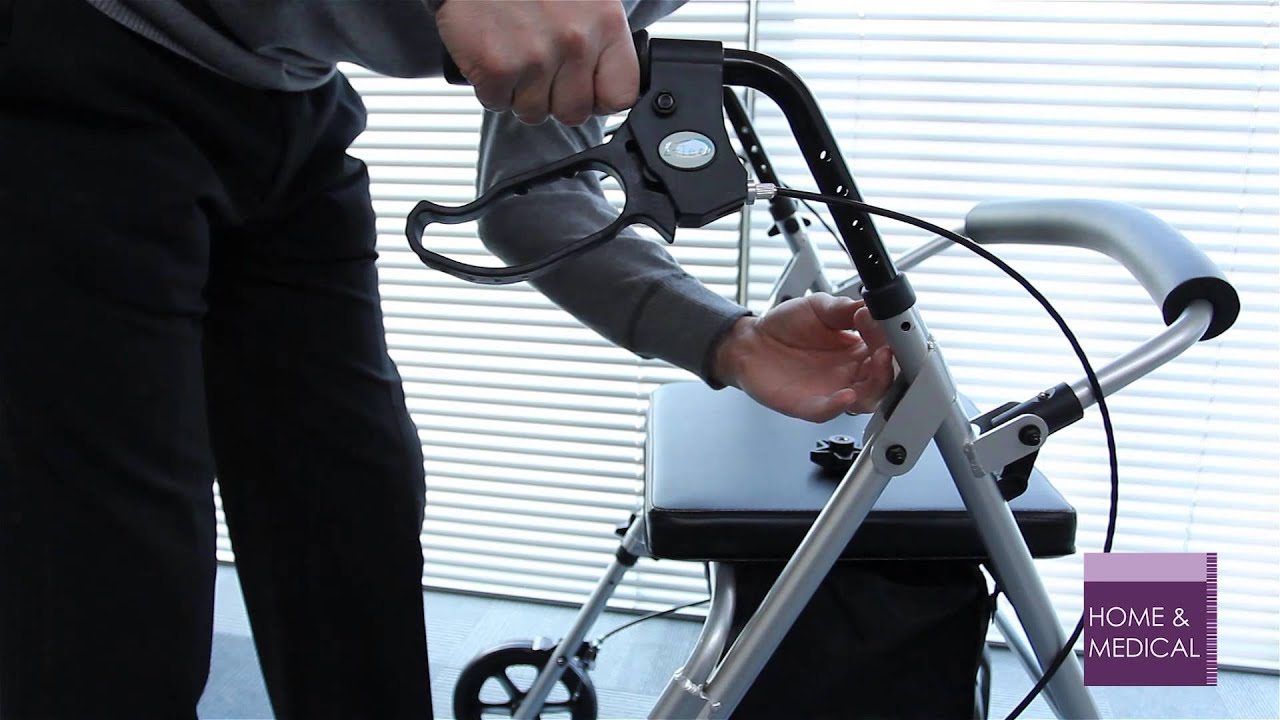 Z-Tec Lite Compact Rollator Walking Aid - YouTube