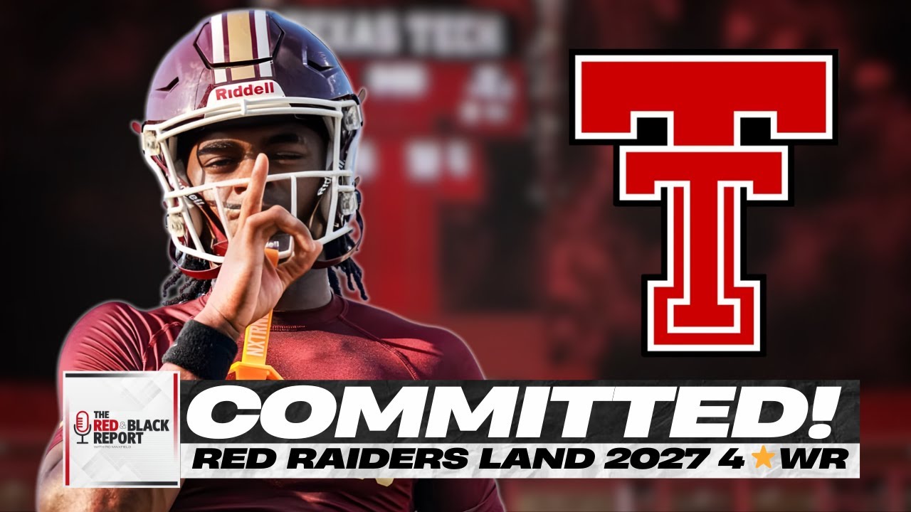 4-Star WR Benny Easter Jr. Commits To Texas Tech! | Latest 2027 Team ...