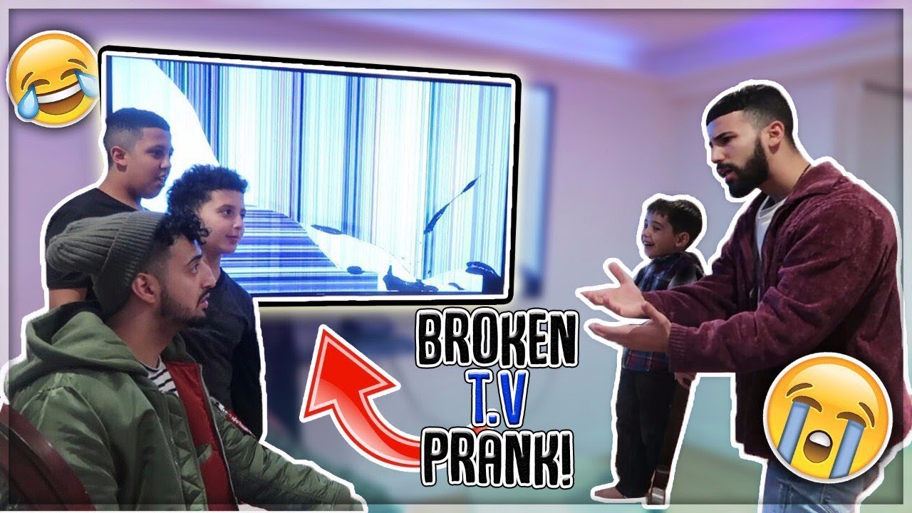 $3000 BROKEN TV PRANK! - YouTube