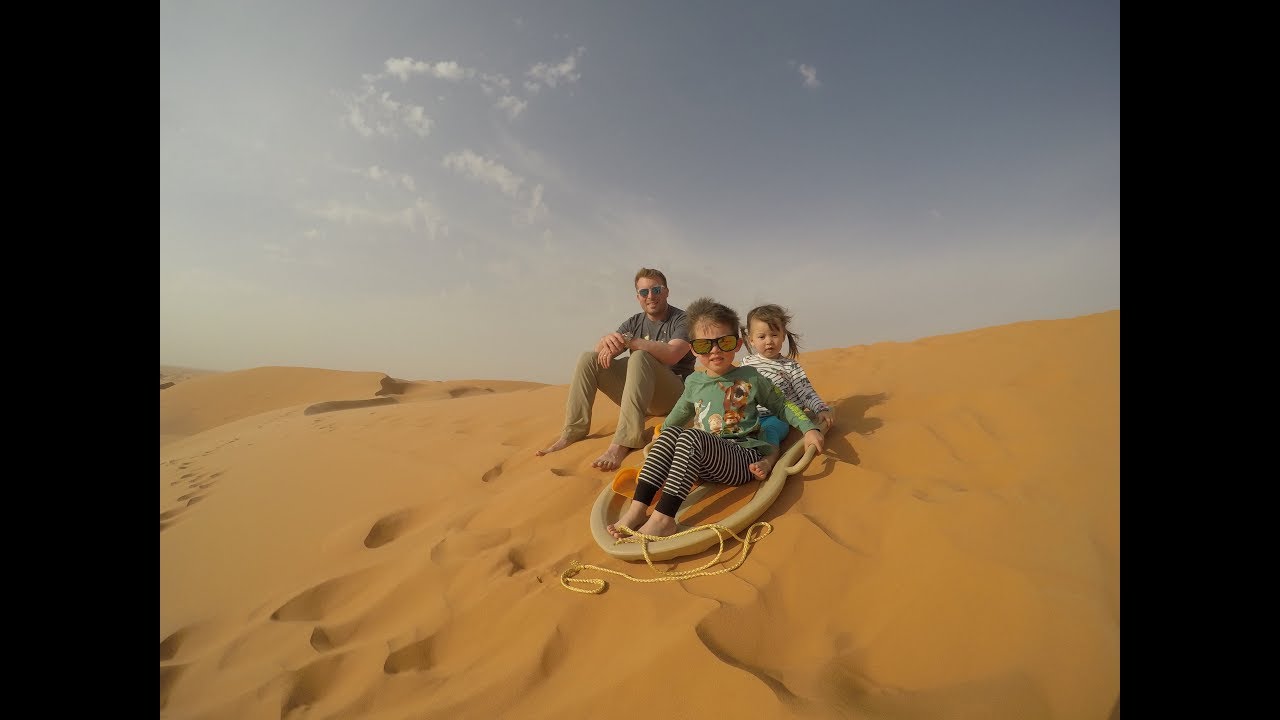 Sand Sledding in the Desert | Saudi Arabia - YouTube