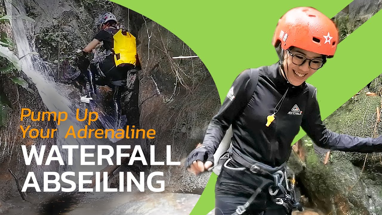 Waterfall Abseiling - Pump Up Your Adrenaline - YouTube