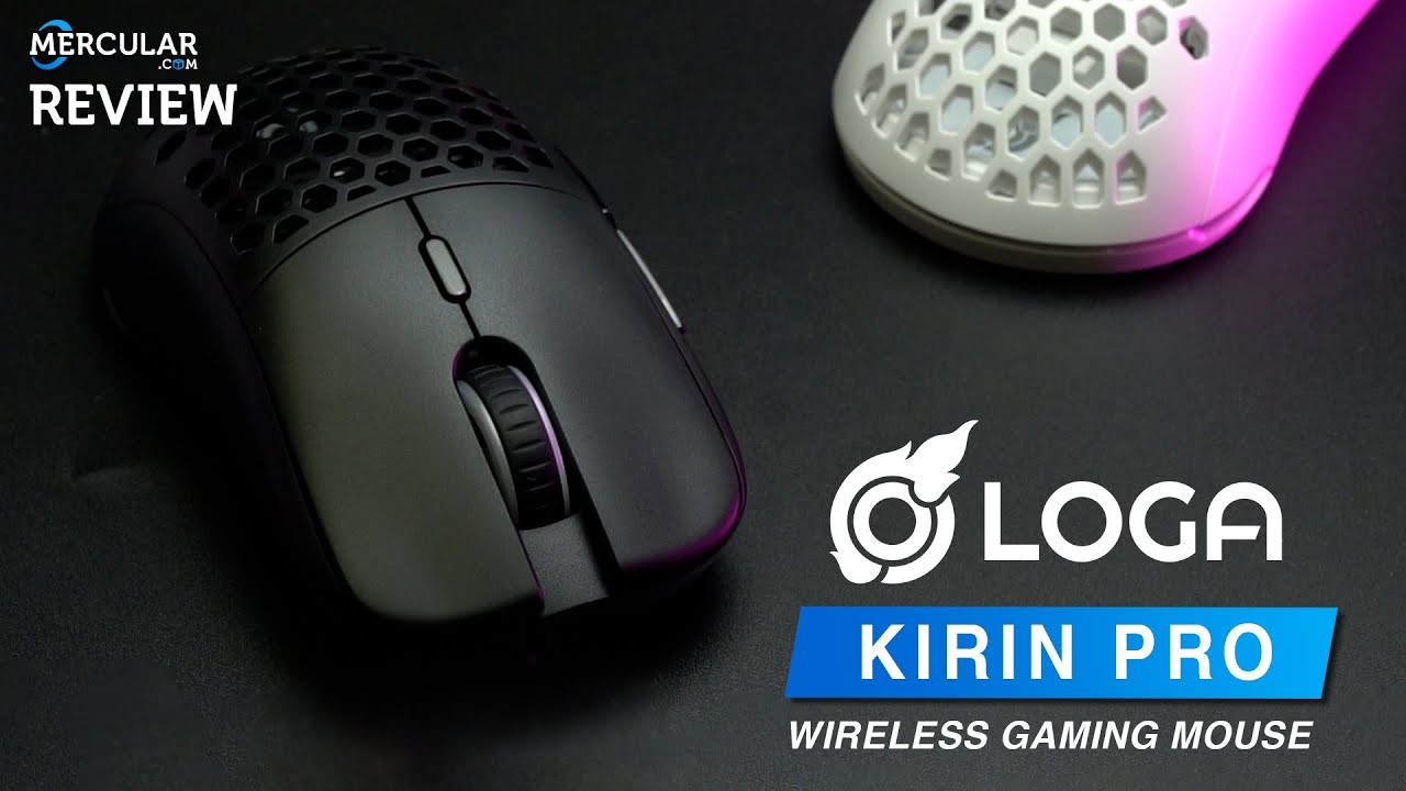 รีวิว Loga Kirin Pro Wireless เมาส์เกมมิ่งระดับโปรราคาเบาๆ - YouTube
