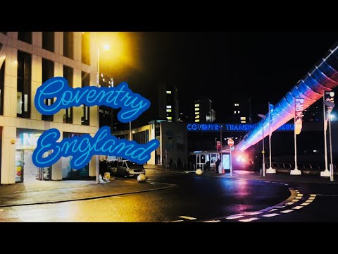 Coventry walk : City centre | Walking in Coventry City Centre England ...