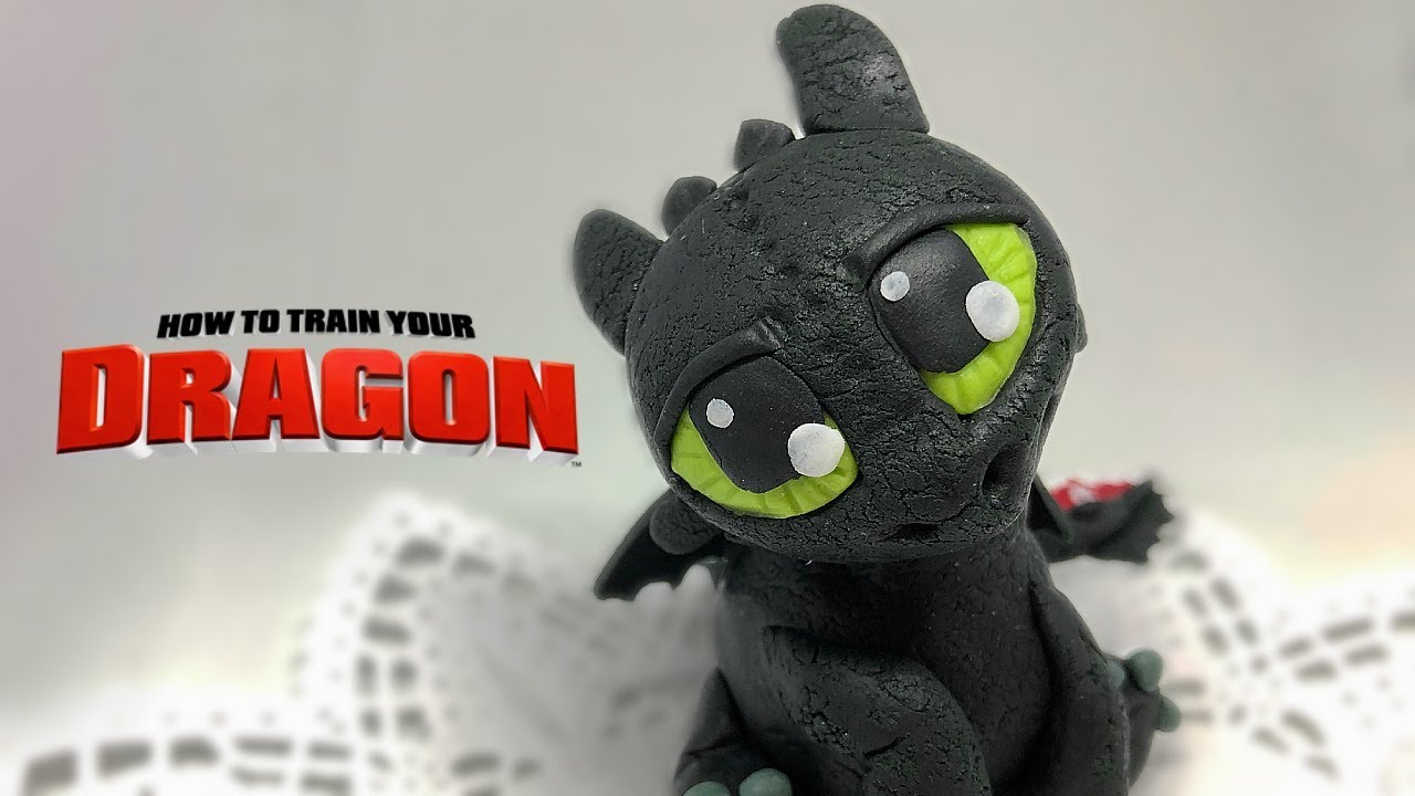 TOOTHLESS | How To Train Your Dragon | fondant figure - YouTube