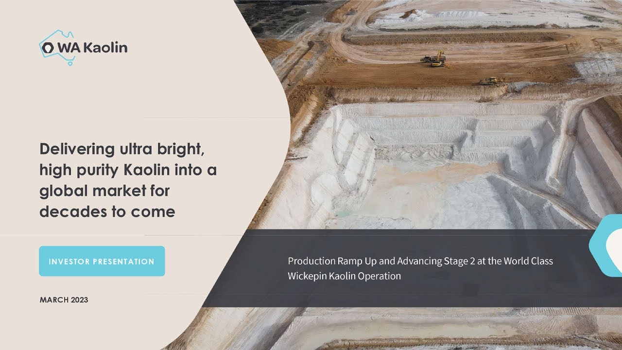 WA Kaolin (ASX:WAK) - Broker Briefing Emerging Producers Investor ...
