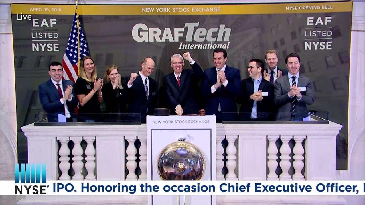 First Day of Trading on the NYSE for GrafTech International (NYSE:EAF) - YouTube