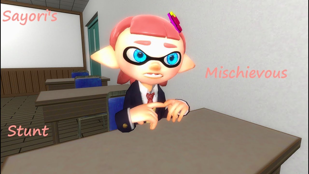 [Splatoon/Doki Doki Literature Club GMOD] Sayori's Mischievous stunt ...