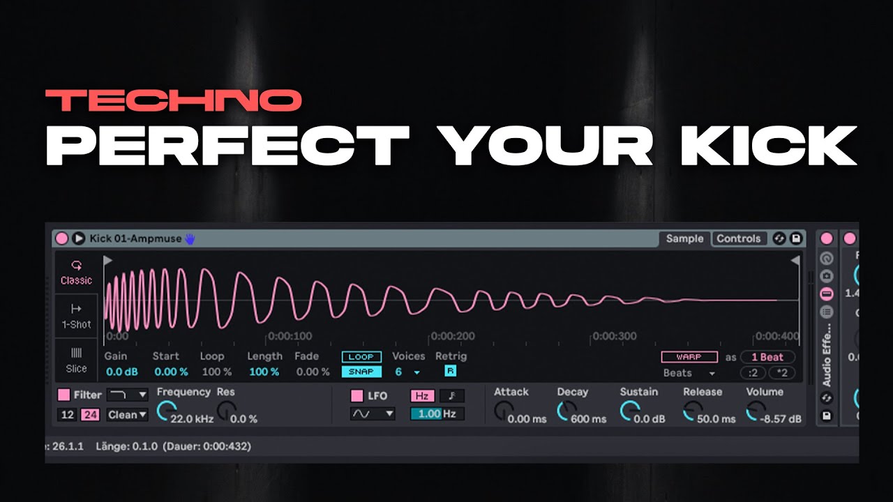 5 Secrets for the Perfect Techno Kick! - YouTube