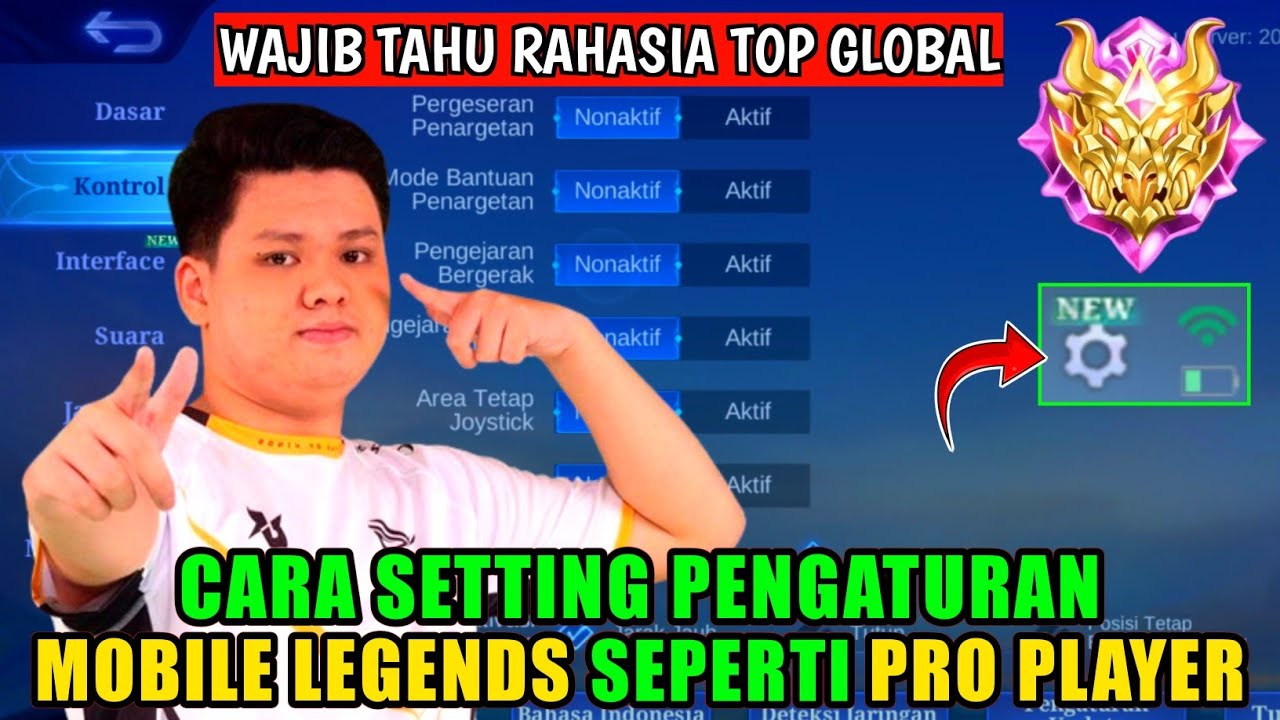 CARA SETTING PENGATURAN MOBILE LEGENDS TERBARU 2024 - SETTINGAN MOBILE ...