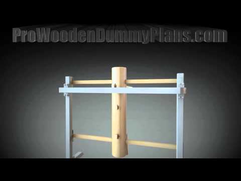 Pro Wing Chun Wooden Dummy Plans 2013 - YouTube
