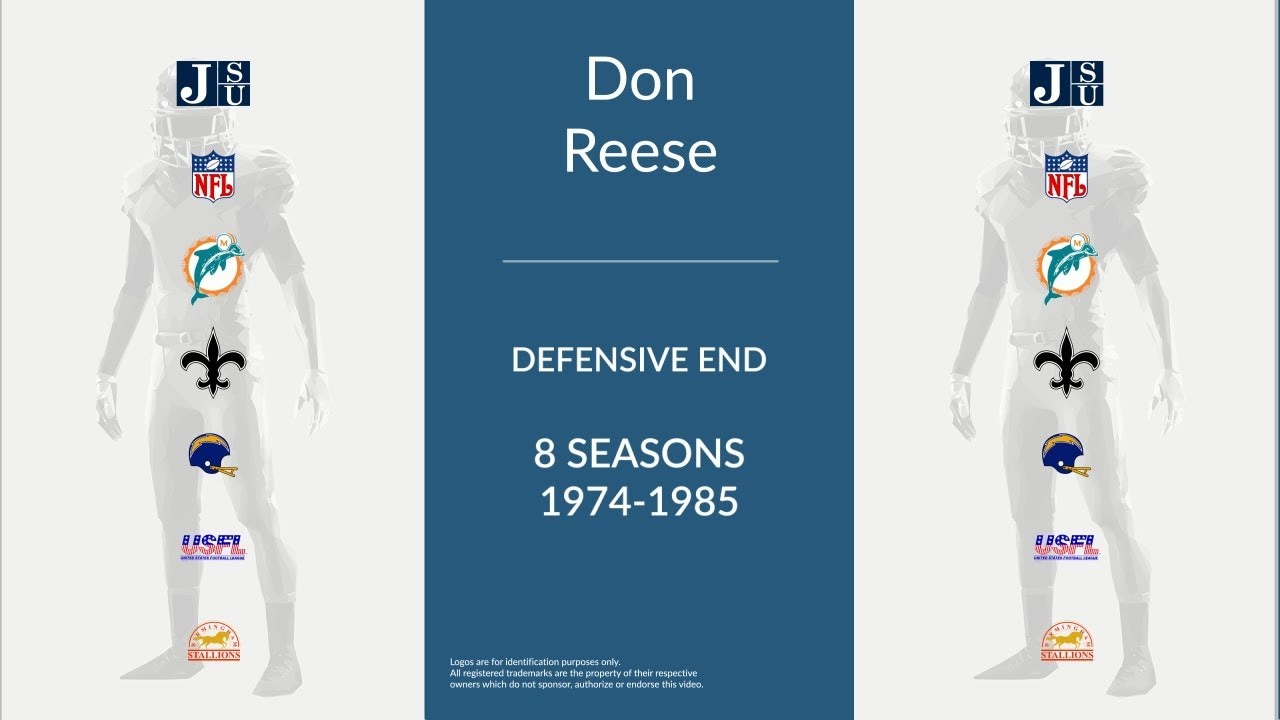 Don Reese: Football Defensive End - YouTube