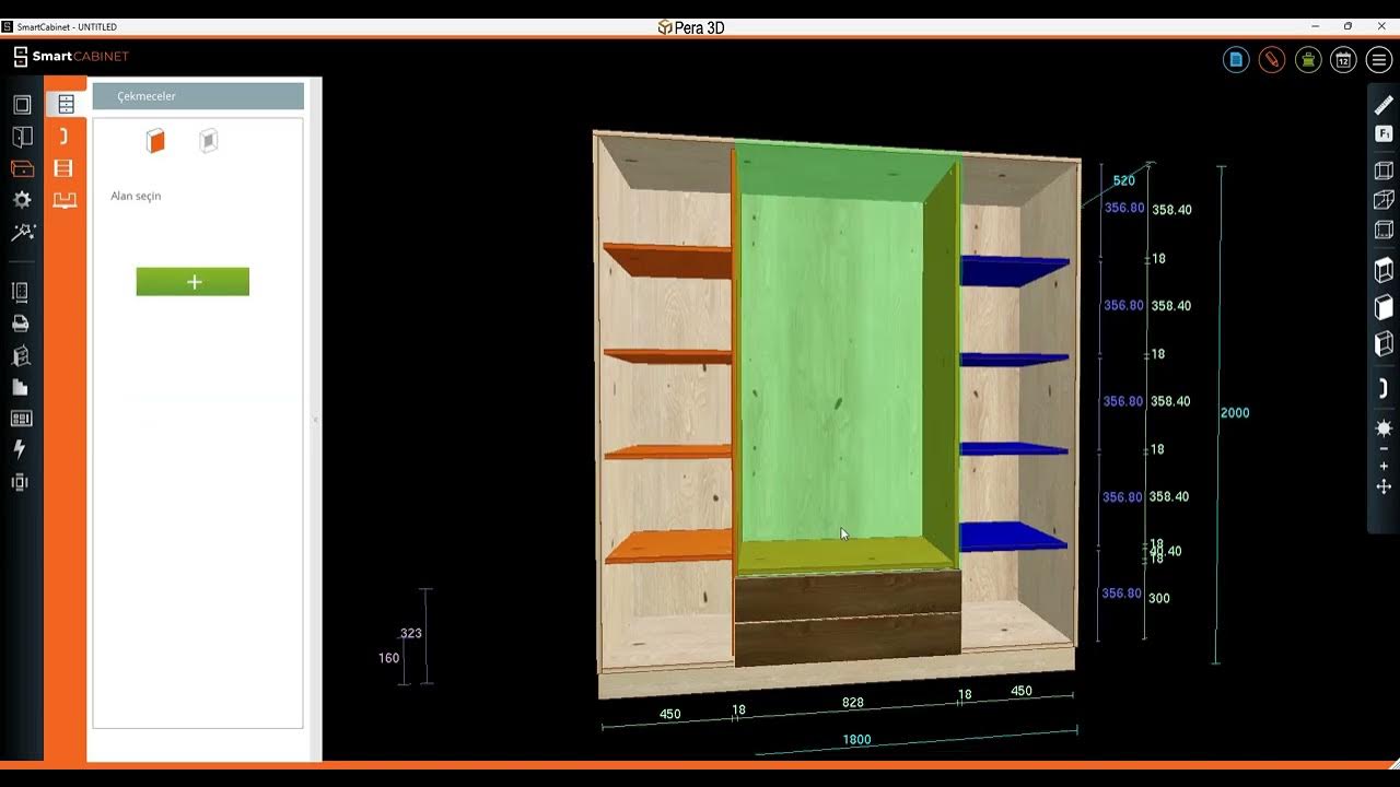SmartCabinet 3D CAD-CAM Mobilya Üretim ve Tasarım Programı Demo - YouTube