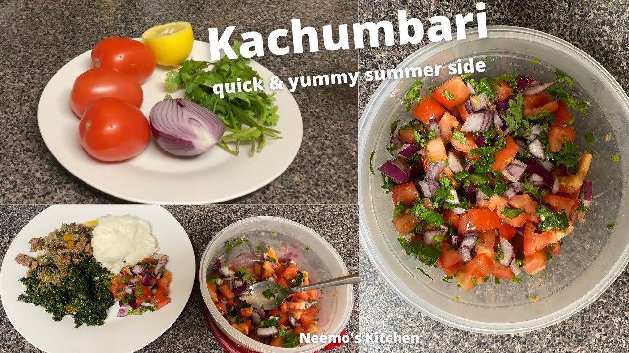 Kachumbari||Kenyan tomato onion salad|| Kenyan Salsa|| East African ...