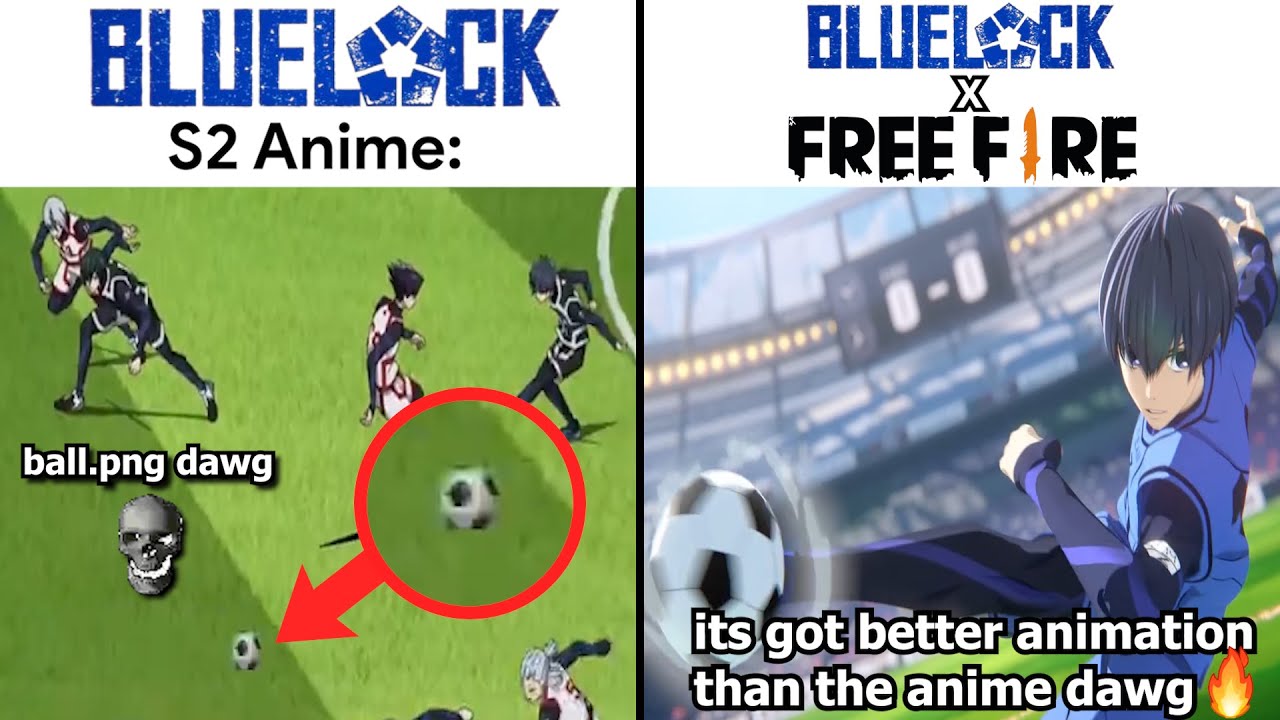 Blue Lock X Free Fire Got Better Animation Than The Anime Dawg - YouTube