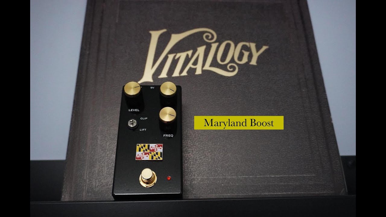 O.C.E Pedals: Maryland Boost (My Signature Pedal!) - YouTube