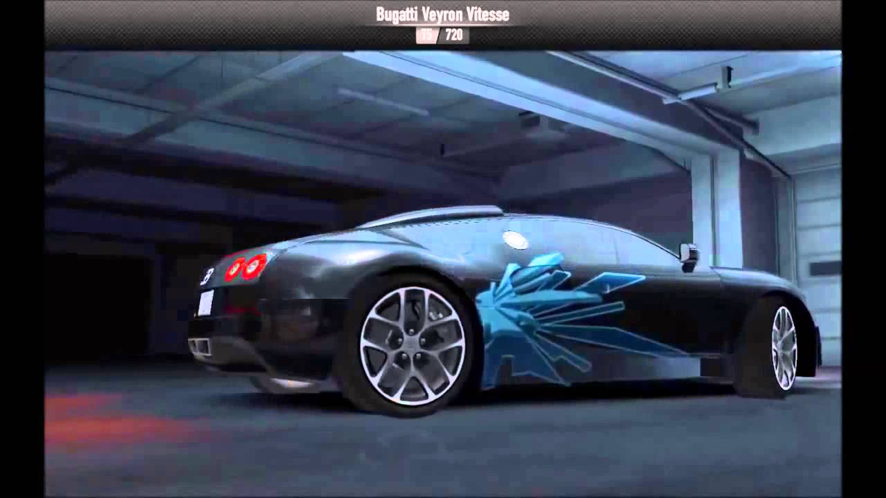 CSR Racing Bugatti Veyron Vitesse Black with Decal 4 Showroom Preview ...