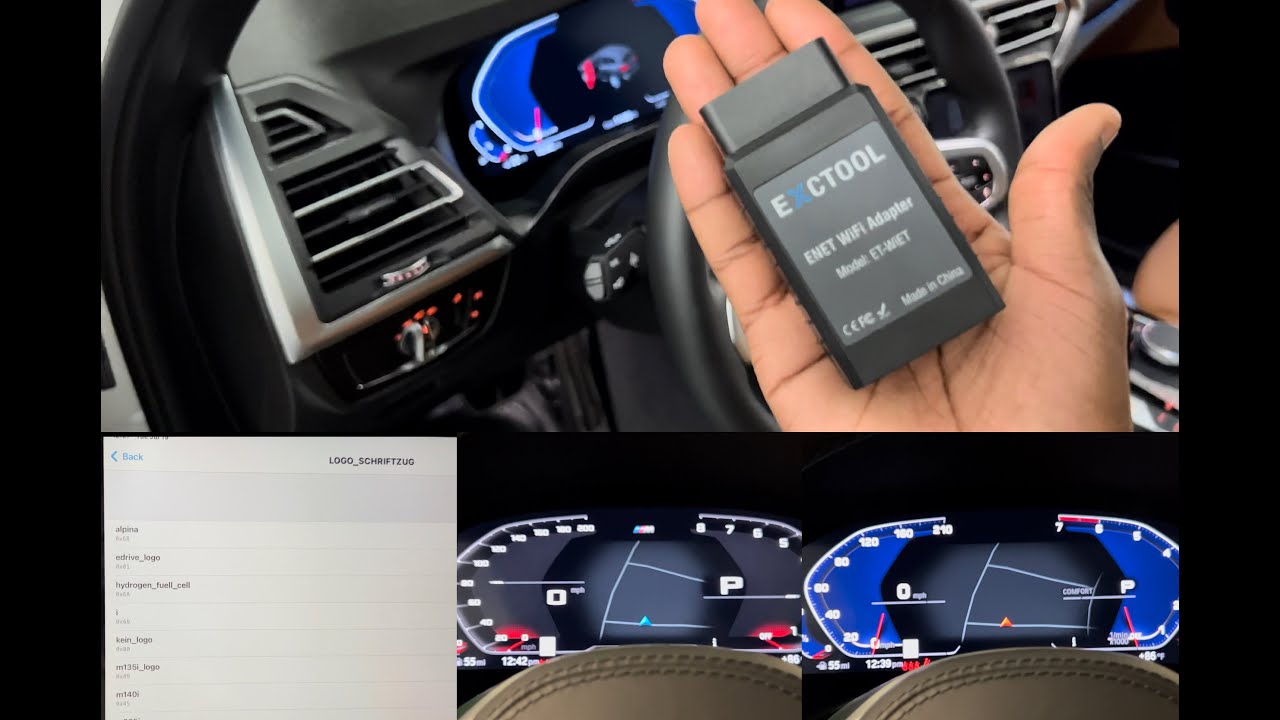 BimmerCode Remove /Code All Logo Instrument Cluster using EXCTool Wi-Fi ...