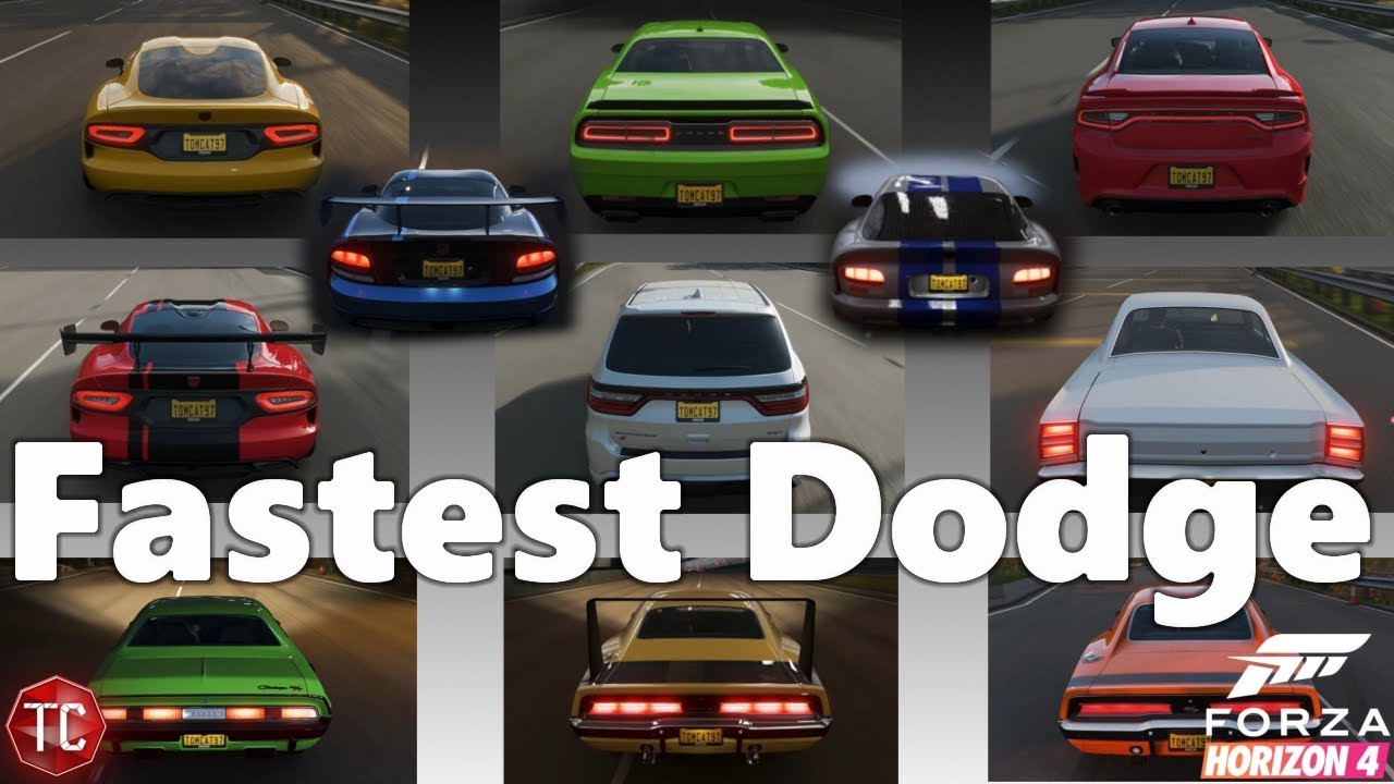 Forza Horizon 4: What's The FASTEST Dodge? Let's Find Out! - YouTube