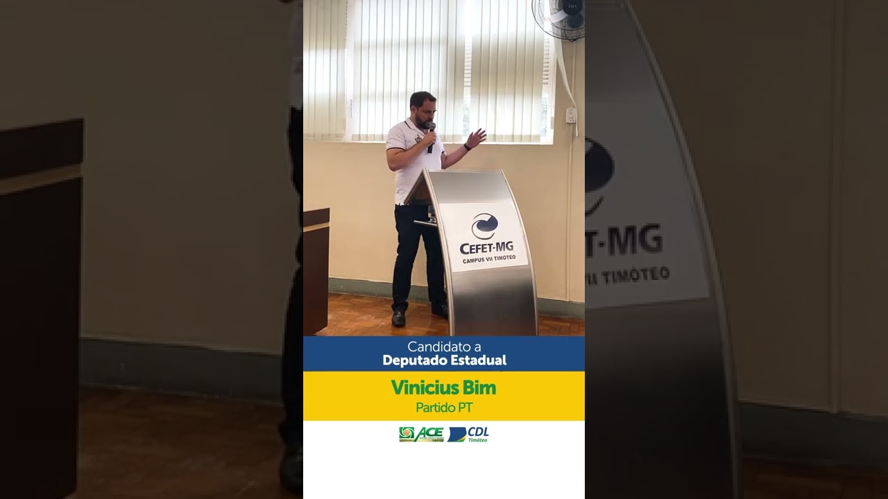 Encontro candidatos ACE e CDL de Timóteo - Vinícius Bim - YouTube
