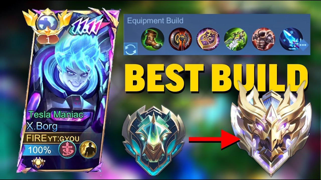 SOLO ranked XBORG 2024 MLBB pro Gameplay #015 - Season 32 Build No 2 ...